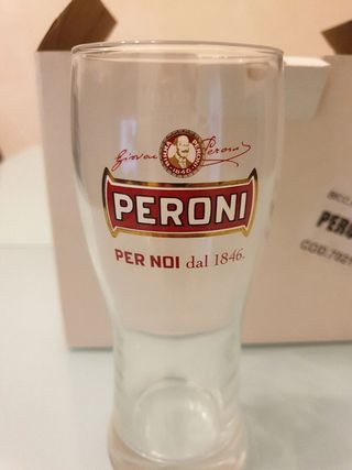 Set bicchieri da birra Peroni