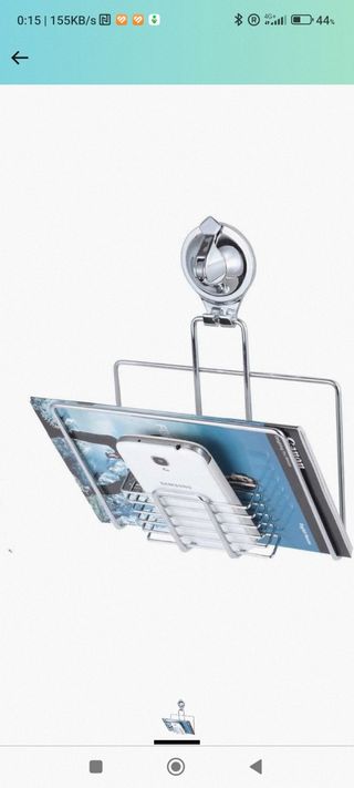 portariviste da bagno conventosa in metallo inox