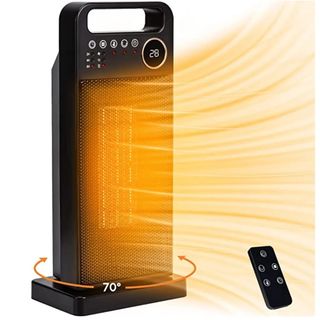 stufa termoventilatore portatile con telecomando