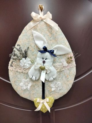 fuoriporta Pasquale con coniglietto
