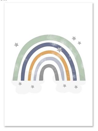 stampe arcobaleno per la stanza