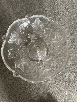 Alzatina di cristallo 