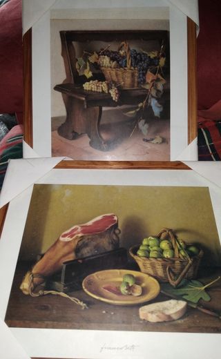 2 quadretti nuovi 25x33 adatti cucina, taverna 