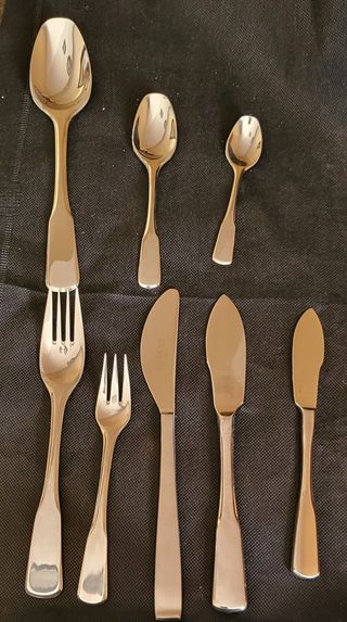 set posate Acciaio inox 