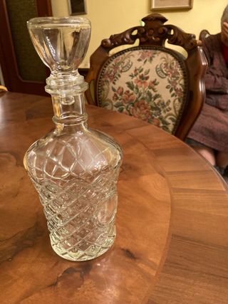Bottiglia cristallo vintage 