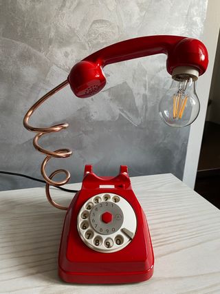 Lampada telefono retró 