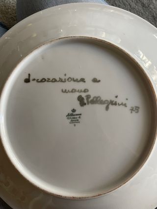 Piatto dipinto a mano 