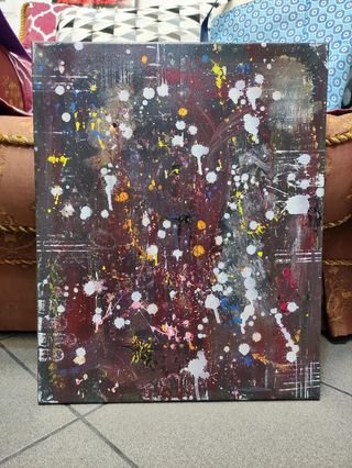 "The Space" (dipinto acrilico e olio su tela)