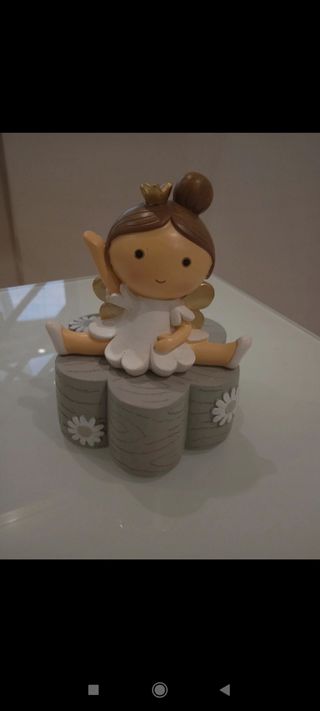 Ballerina in resina salvadanaio