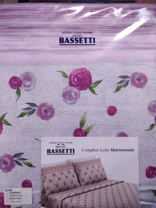 lenzuola matrimoniali cotone Matteo bassetti 