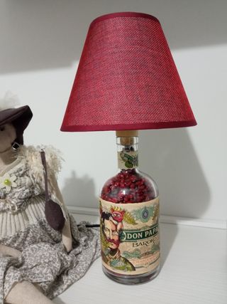 lampada con bottiglia 