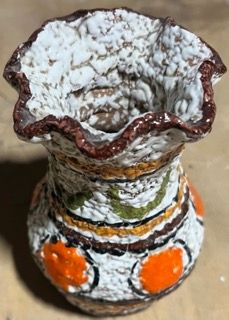 Artigianato Vaso dipinto e decorato