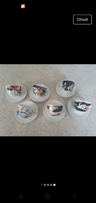 Illy caffè  collezione tazzine da cappuccino