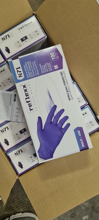 guanti in nitrile mis M 