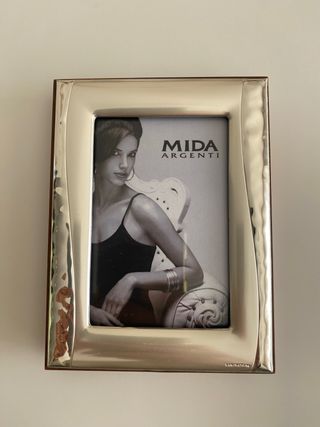 Cornice laminata in argento Mida 13x10