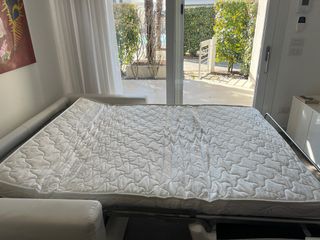 Divano letto ecopelle