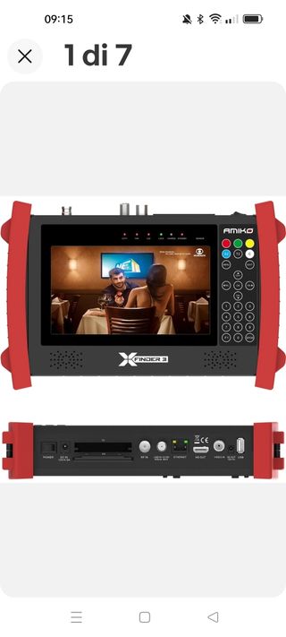 misuratore di campo sat e digitale terrestre dvbt2