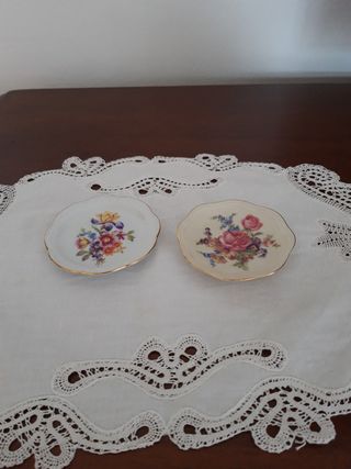 set piattini porcellana tedesca vintage. 