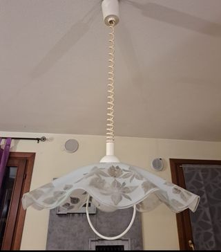 lampadario in vetro ottima fattura 