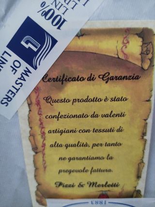 asciugamano+1ospite in lino 100%
