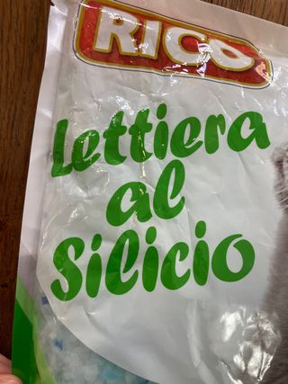 Lettiera al silicio