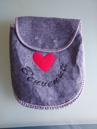 porta pattine in feltro con pattine misura bimbo