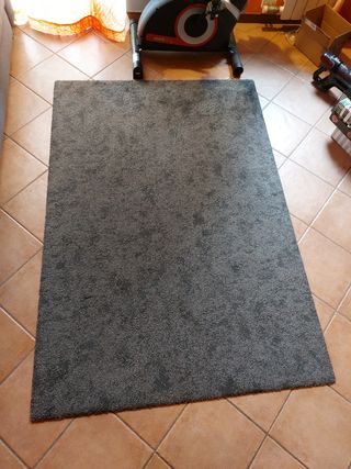Tappeto grigio scuro 133 x 195 cm
