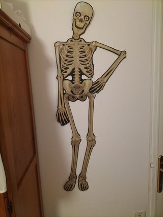 Scheletro Halloween snodato di carta