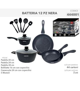 batteria pentole nuova 