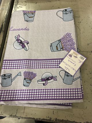 Tovaglia cotone 140x180 lavanda lilla