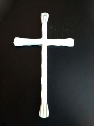 Croce in ferro battuto shabby