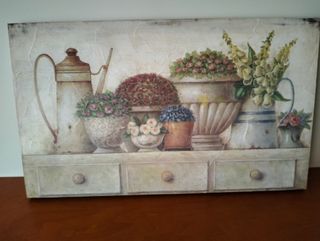 quadro stile shabby chic 