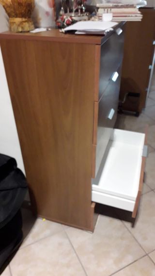 cassettiera 5 cassetti 