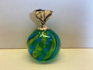 Caramella bonbon a strisce vetro murano vintage 