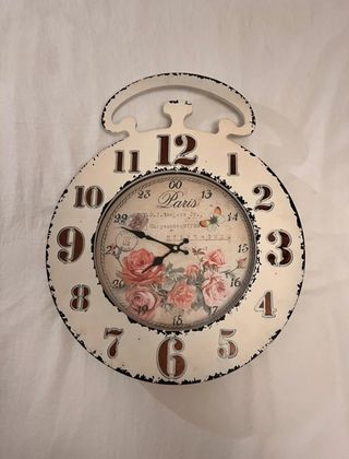 Orologio da parete rose vintage