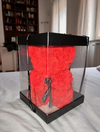 Orsetto rose rosse San Valentino 