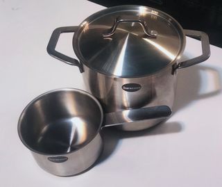 Set in Acciaio Inox - Pentola Grossa + Pentolino