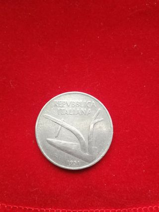 una 10 lire introvabile