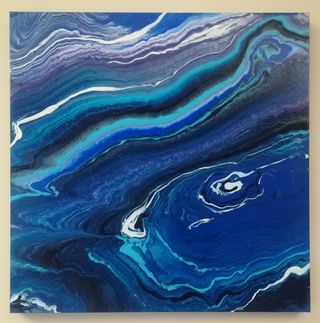 Quadro moderno dipinto a mano arte arredamento 