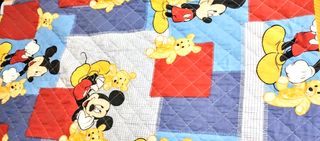 Piumino trapunta Letto Disney Topolino singolo ori