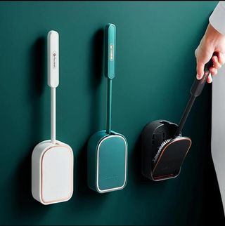 Scopino per WC bagno spazzola per pulizia silicone