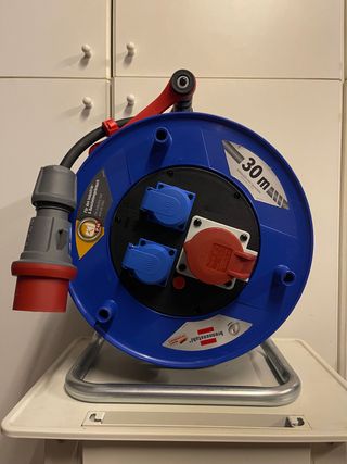 Avvolgicavo BREMI 30m Connettore CEE 400v/16 A