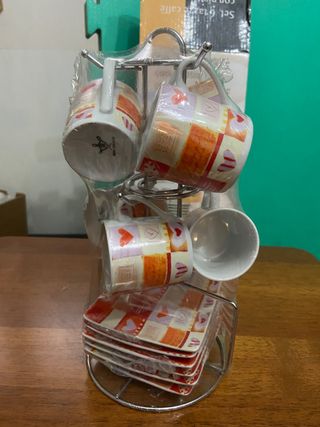 6 tazzine da caffè nuove