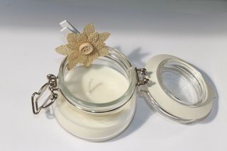 Candela Decorativa in Vasetto - 100% Naturale