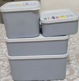 set  contenitori salvafreschezza 3 colori 