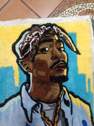2pac alfombra . tapete . rug 