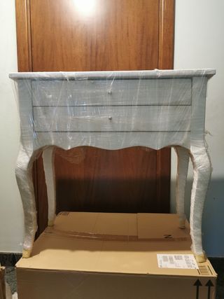 Mobile Artigianale Restaurato Laccato Bianco