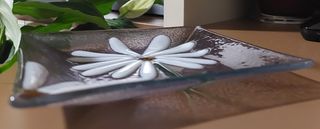 svuotatasche in vetro decorato