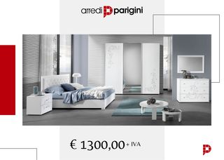 Camera da letto Contemporanea Completa in PRONTA C