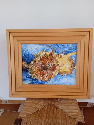 Quadro con 2 Girasoli recisi